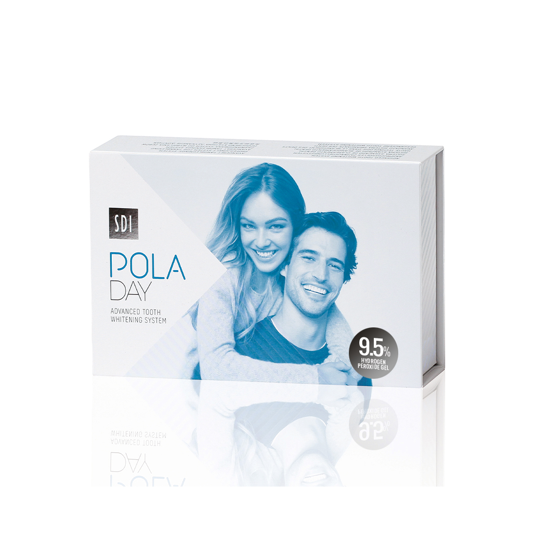 Poladay 9.5% Hydrogen Peroxide Teeth Whitening Gel 4 x 1.3gram Syringes ...