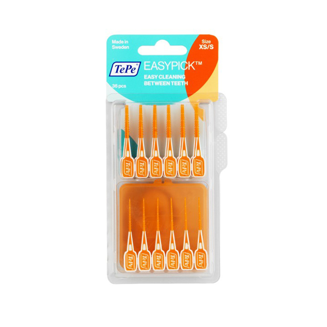 TePe EasyPick­­ Size X-Small/Small Orange 36pk | The House of Mouth™