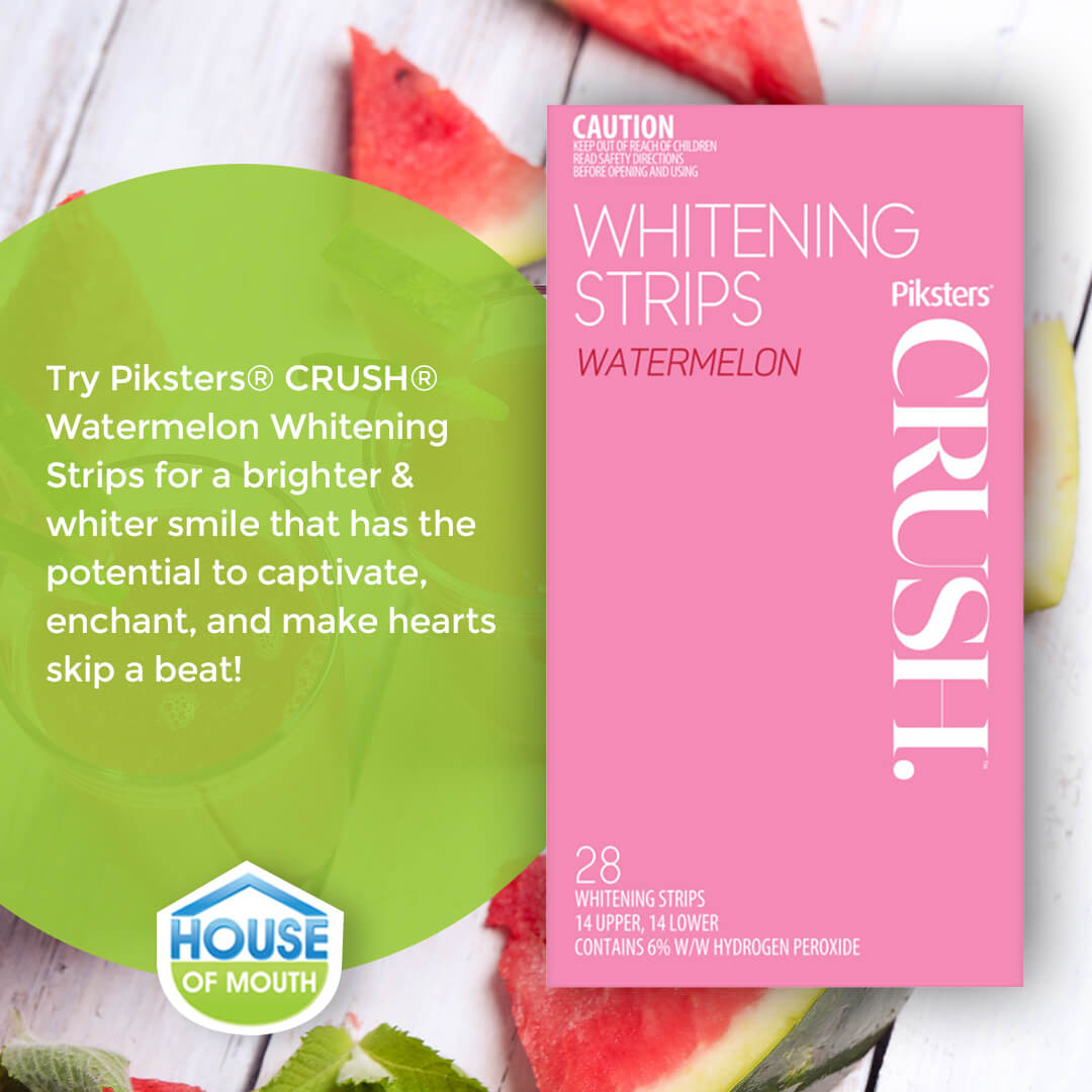 CRUSH Whitening Strips - Watermelon Flavour
