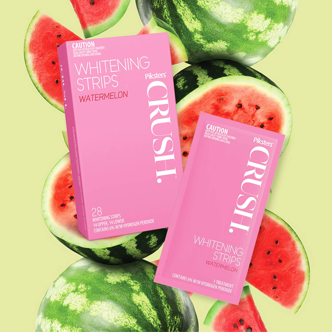 CRUSH Whitening Strips - Watermelon Flavour