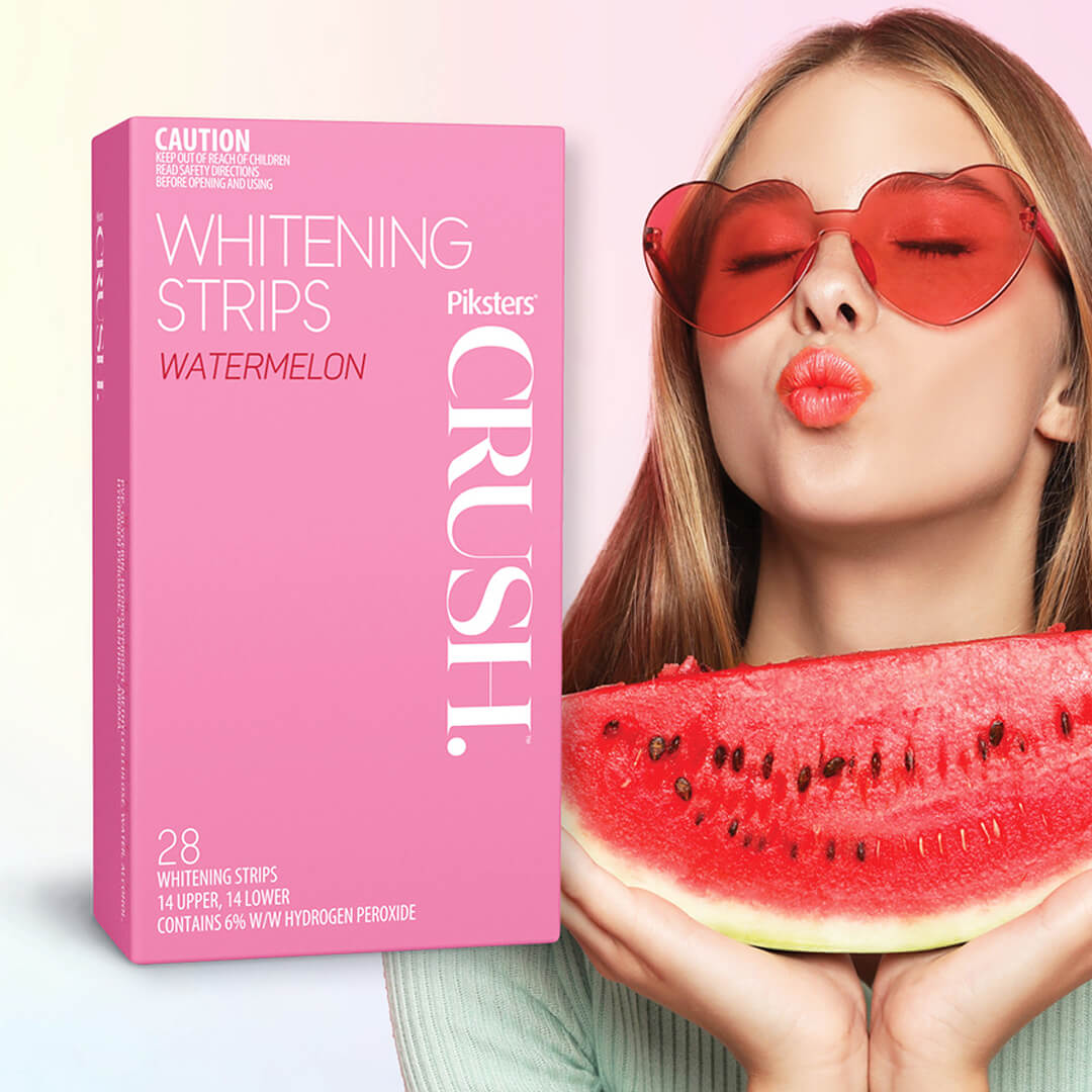 CRUSH Whitening Strips - Watermelon Flavour